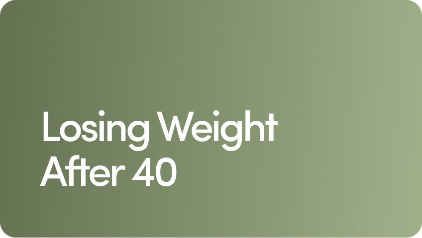 Losing Weight After 40 | Take Care by Hers