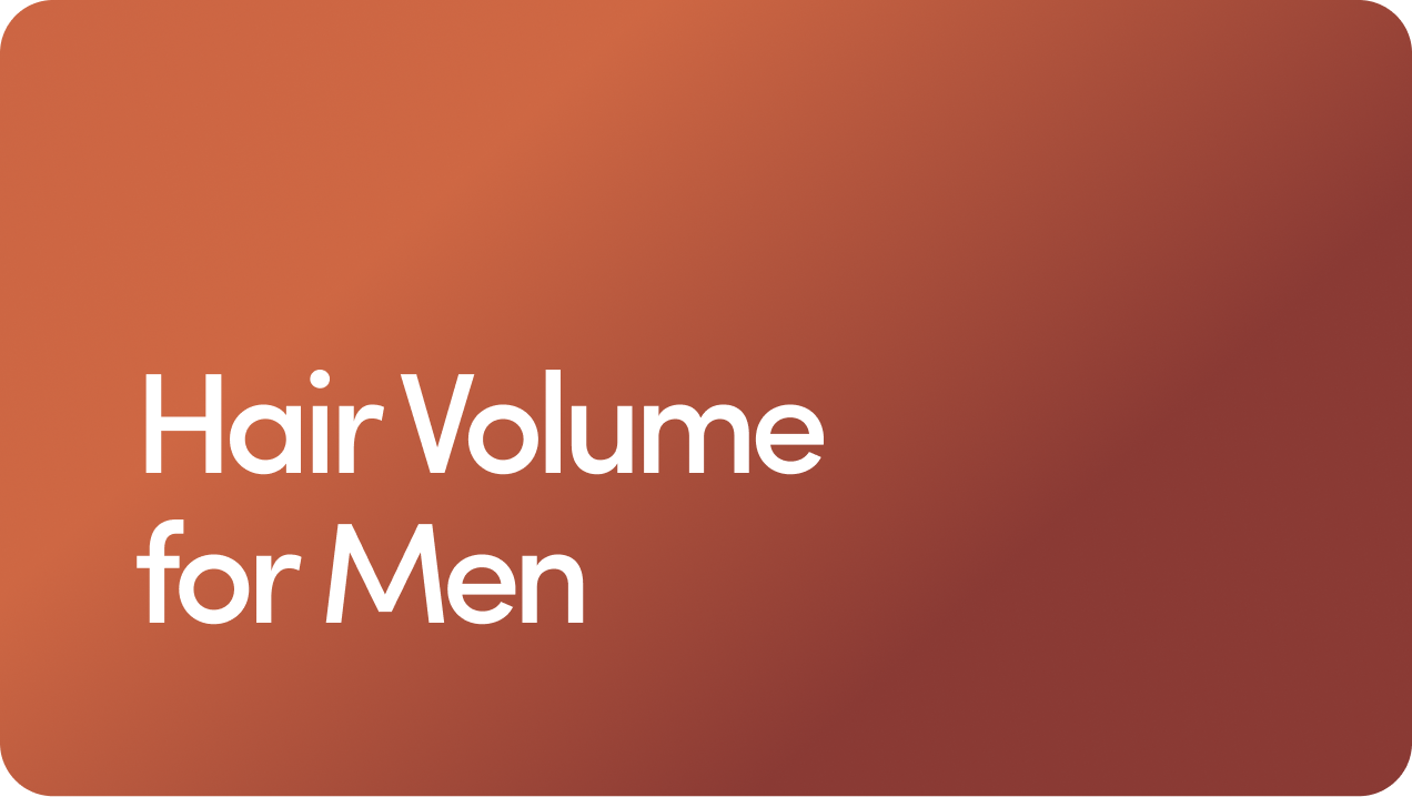 Hair Volume for Men: The Basics, What to Avoid & What to do Next | Good ...
